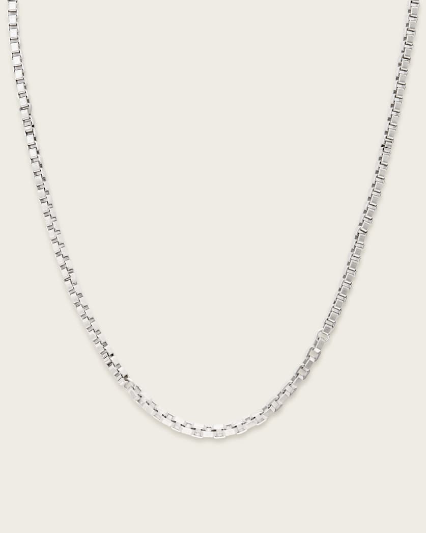 Syon Chain Necklace WARM SILVER | ALLSAINTS US
